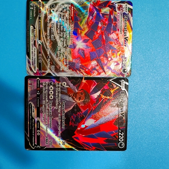 Toys | Pokemon Eternatus Vmax And V Cards | Poshmark